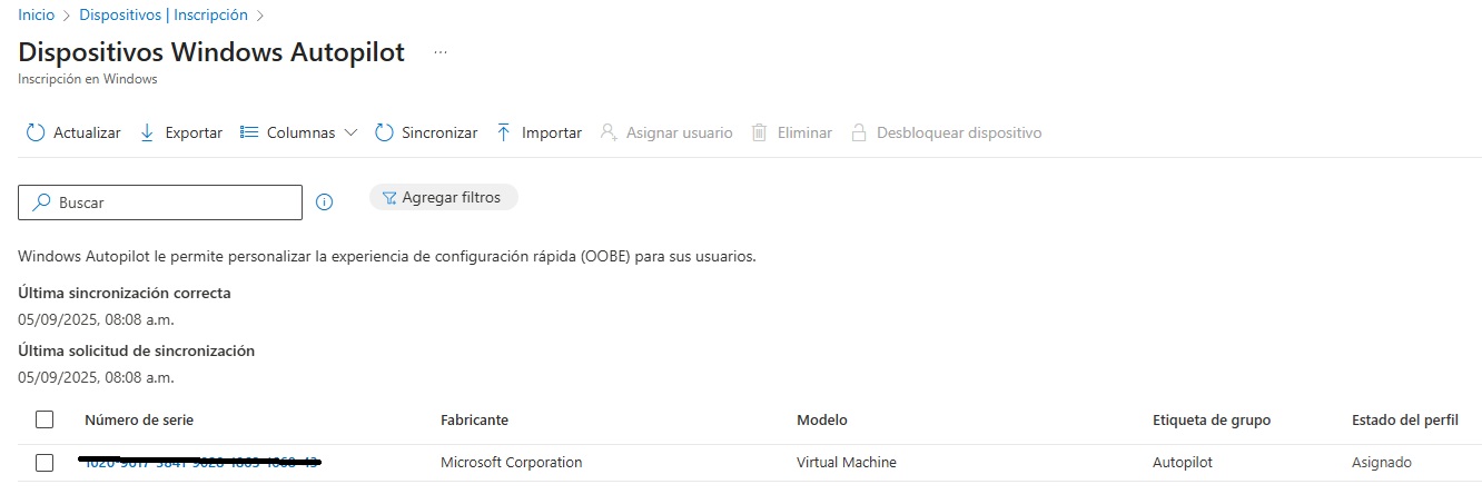Registro de dispositivos en Autopilot con Powershell y App Registration ...